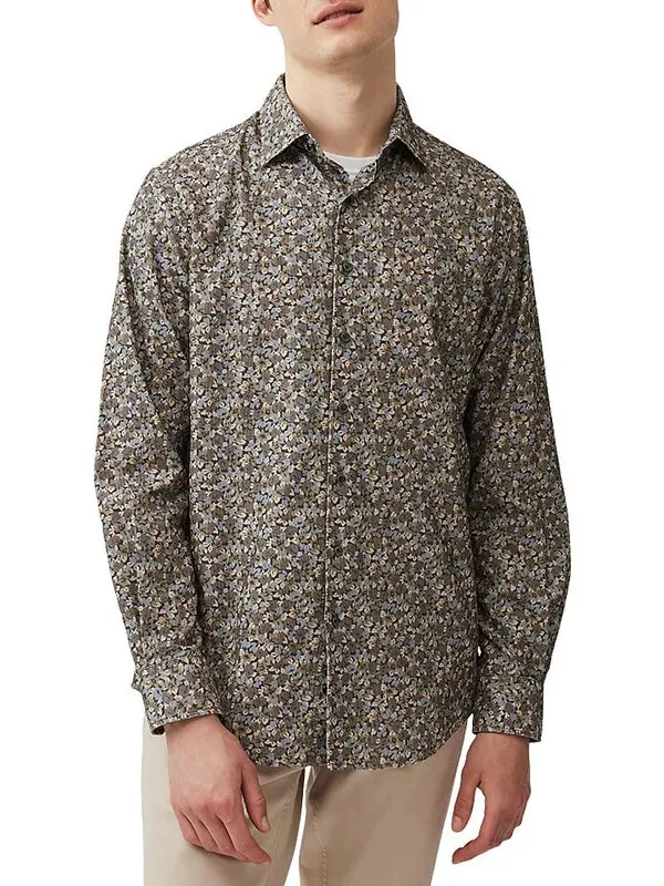 Rodd & Gunn Pakington Button Front Shirt - Elderberry