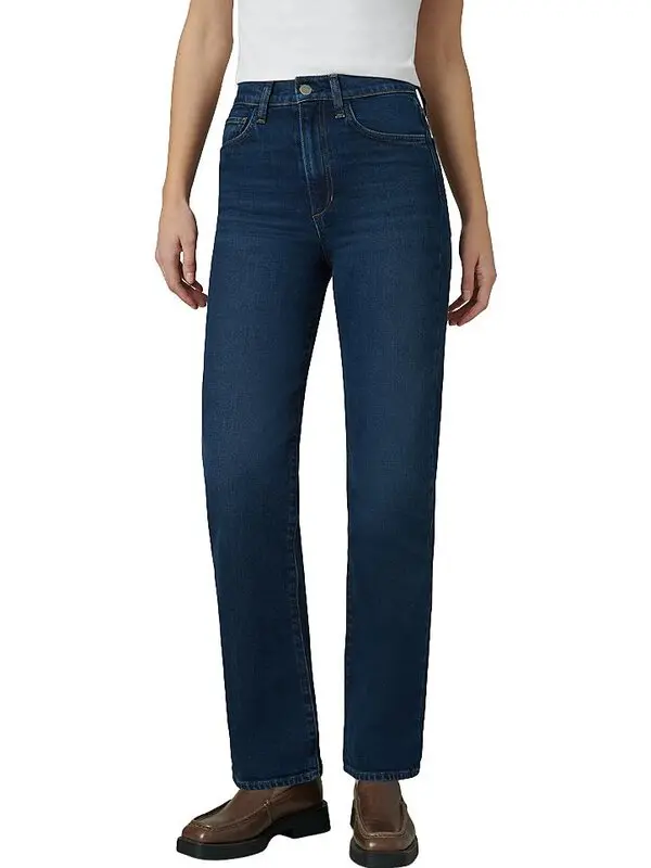 Joe's Jeans The Margot Straight Leg High Rise Jeans - Fetch