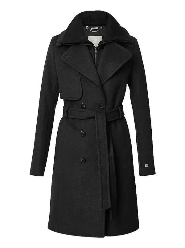 Soia & Kyo Notch Collar Coat - Black