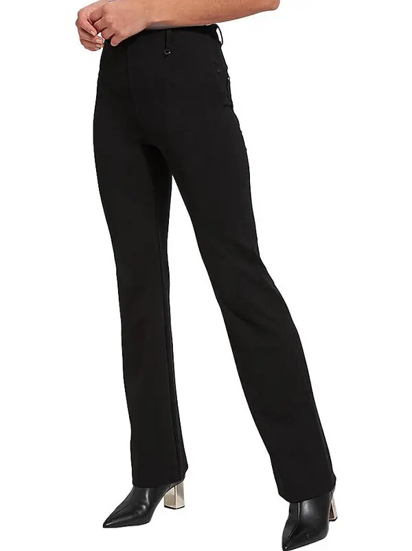 Lyssé Ponte Baby Bootcut Pants - Black