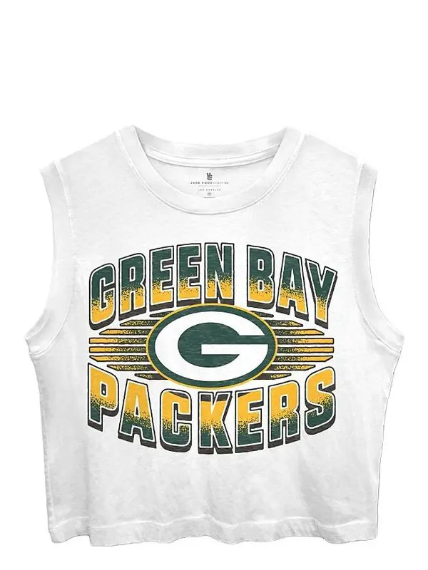 Junk Food Clothing Nfl Green Bay Packers Tank - White
