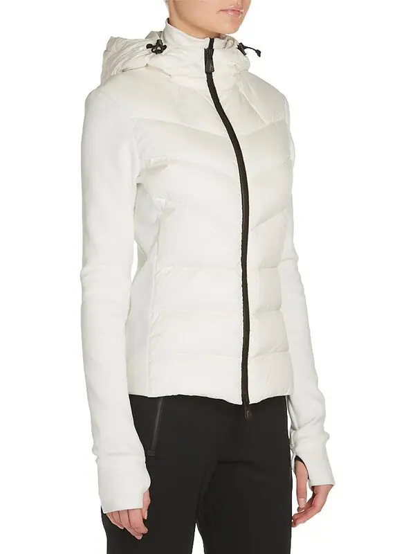 Moncler Padded Wool Puffer Cardigan - Natural