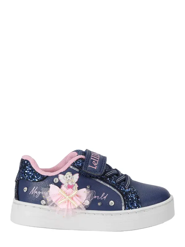 LELLI KELLY Leather Mille Stelle Sneakers - Navy