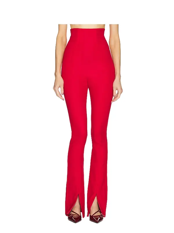 HELSA The Cigarette Pant - Lipstick Red