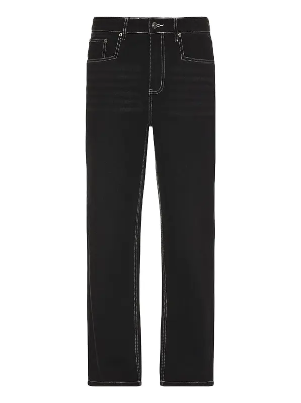 HOUSE OF SUNNY 13oz Carpenter Straight Leg Jeans - Jet Black Wash