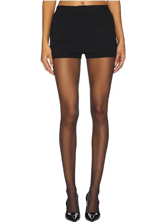 SIEDRES Jasmy Mini Knit Skort - Black