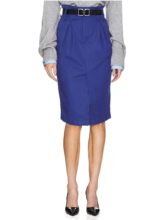 HELSA Paperbag Skirt - Workman Blue