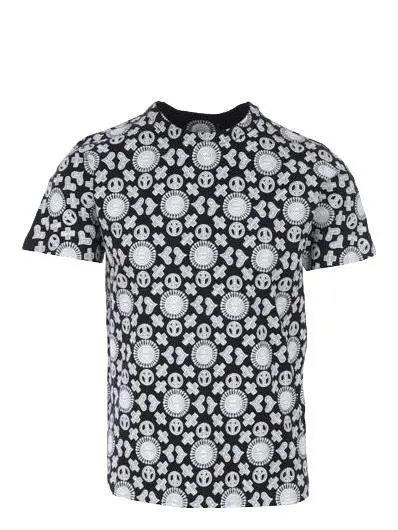 10 CORSO COMO Printed T-shirt - Black-white-grey