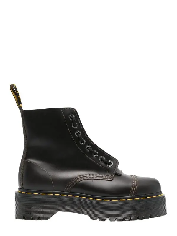 Dr. Martens Sinclair Leather Boots - Dark Taupe Orleans