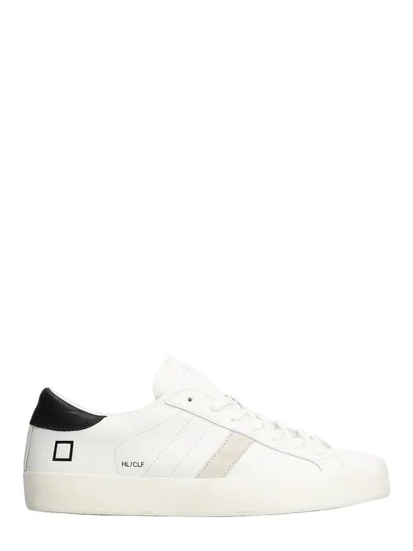 D.a.t.e. Hill Low Calf Shoes - Wb White Black