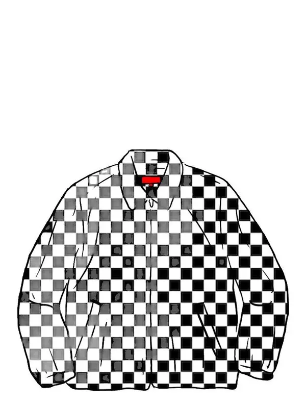 Supreme Velvet Work Jacket - Checkerboard