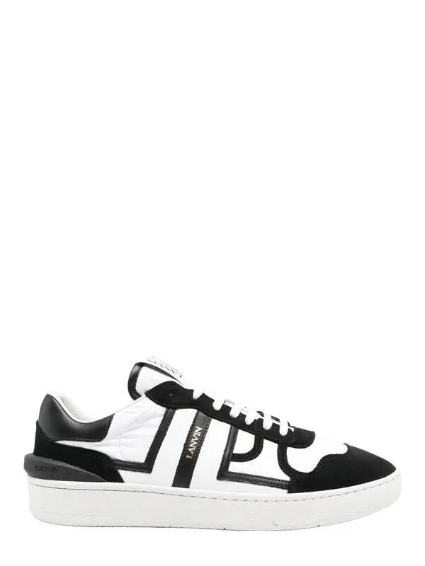 LANVIN Clay Sneakers - 0110 Optic White/black