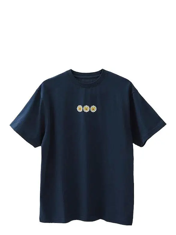 NEWJEANS X Murakami T-shirt - Navy Blue