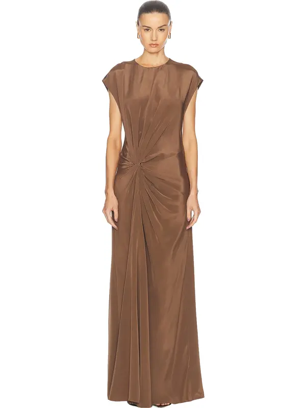 HEIRLOME Sylvia Dress - Dark Taupe