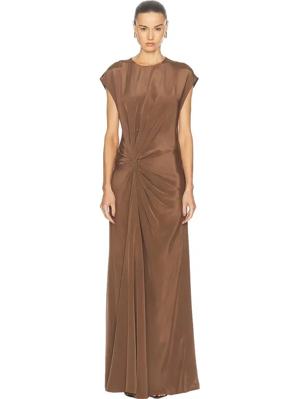 HEIRLOME Sylvia Dress - Dark Taupe