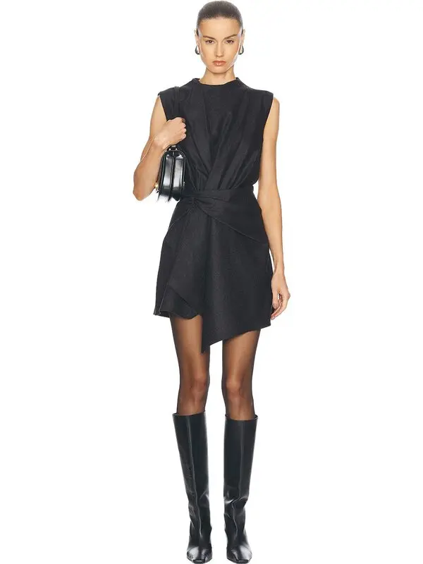 A.L.C. Dion Mini Dress - Charcoal