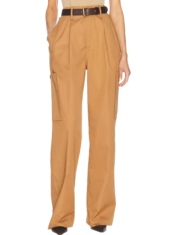 HELSA Paperbag Pant - Caramel
