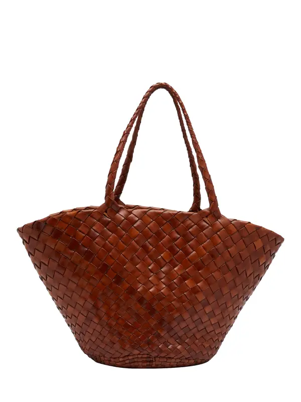Dragon Diffusion Egola Basket Bag - Tan