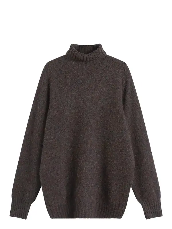 Howlin' Sylvester Roll Neck Knit - Wolf