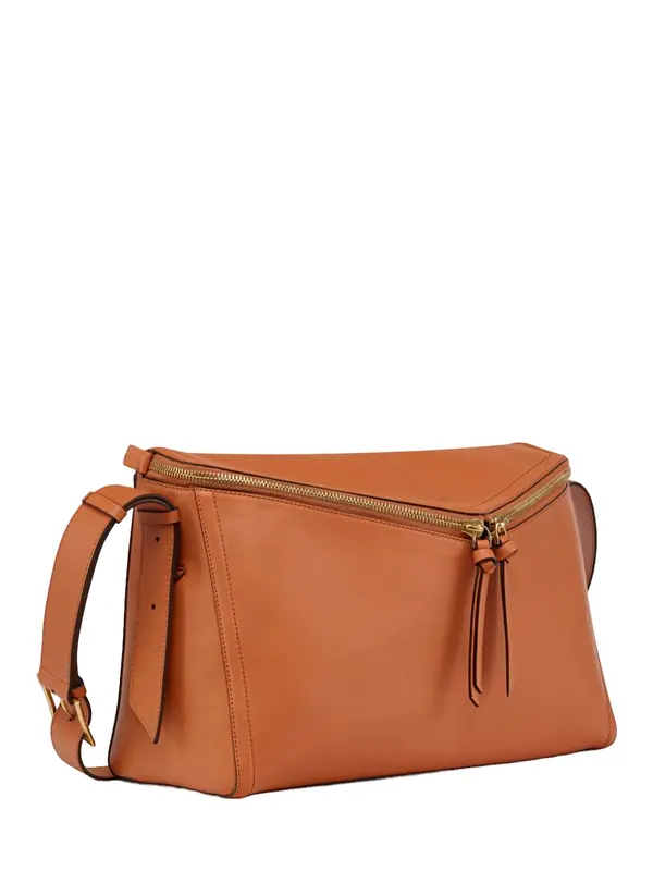 Mcm Diamant 3d Shoulder Bag - Orange