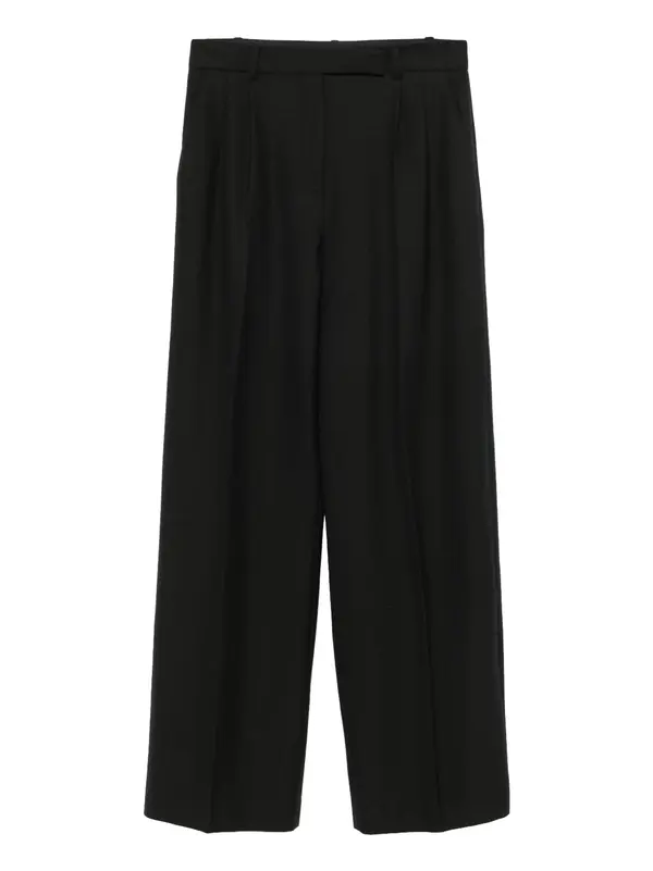 Maje Pleated Tailored Trousers - Black