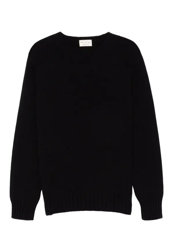 MA'RY'YA Ribbed-knit Sweater - Black