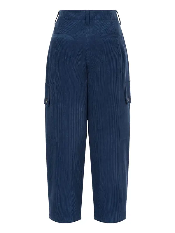 STUDIO TOMBOY Corduroy Cargo Pants - Blue