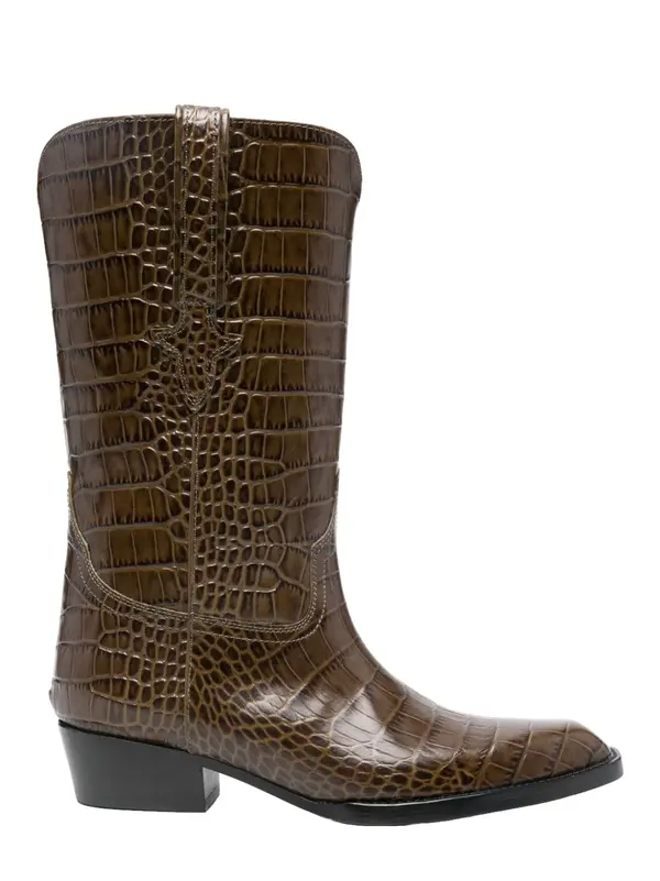 Paris Texas Hilda 35mm Boots - Brown