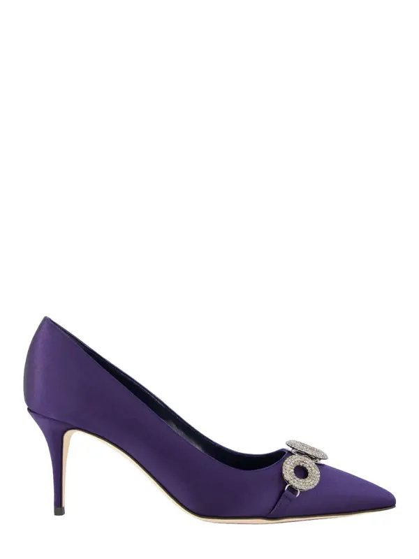 Manolo Blahnik 70mm Isteralo Pumps - Purple