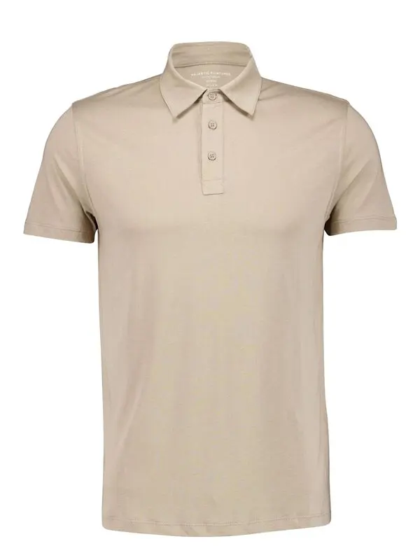 Majestic Filatures Short-sleeve Polo Shirt - Neutrals