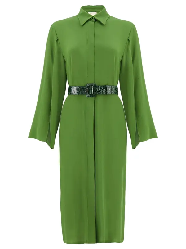PAULA Chantarelle Shirt Dress - Green