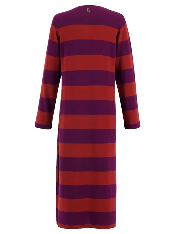 PAULA Patch-detail Polo Dress - Purple