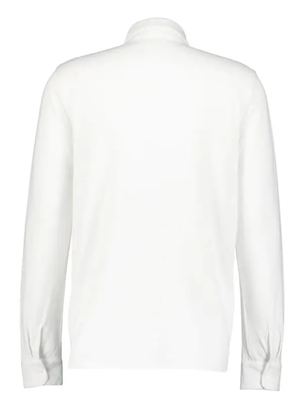 Majestic Filatures Round-neck Long-sleeve Shirt - White