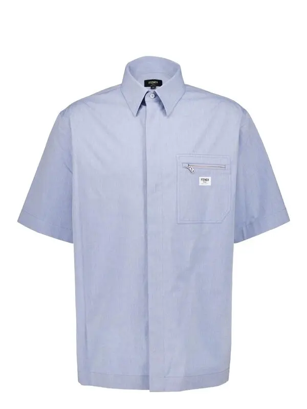 Fendi Cotton Shirt - Blue