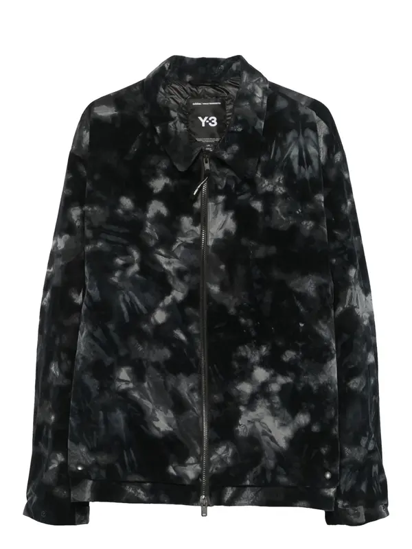 Y3 Aop Nyl Lin Jacket - Blue