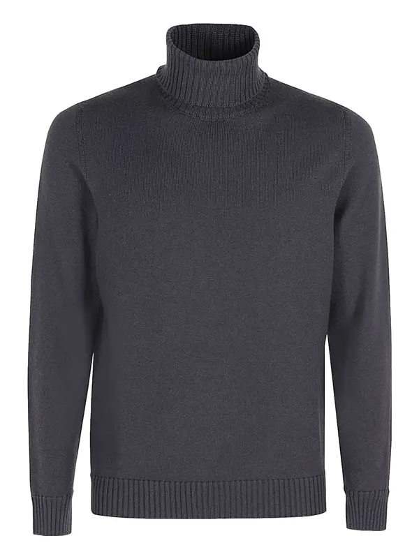 DRUMOHR Cashmere Turtleneck Jumper - Grey