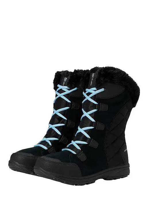 Columbia Ice Maiden Ii Waterproof Leather Ankle Boots - Black