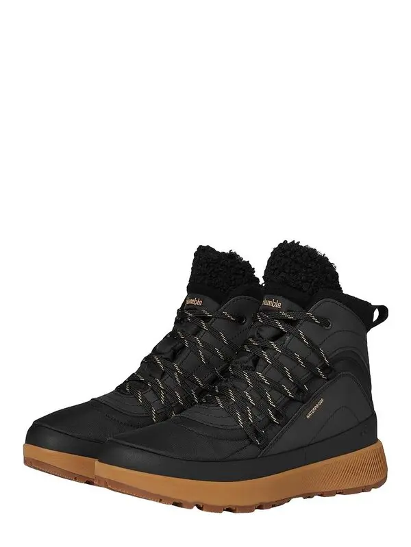 Columbia Waterproof Lace-up High-top Boots - Black