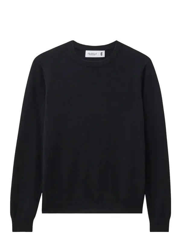 Pringle Of Scotland Round-neck Cashmere Jumper - Black