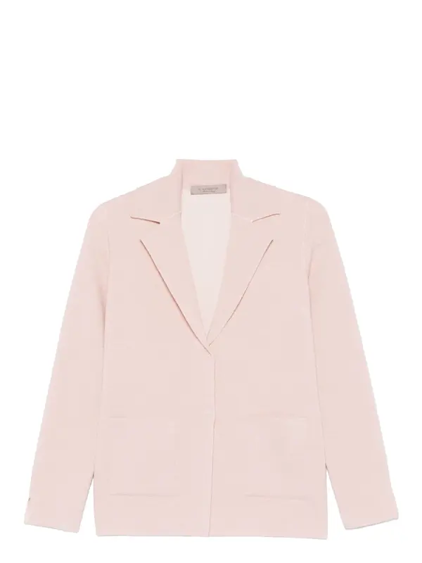 D.exterior Knitted Blazer - Pink