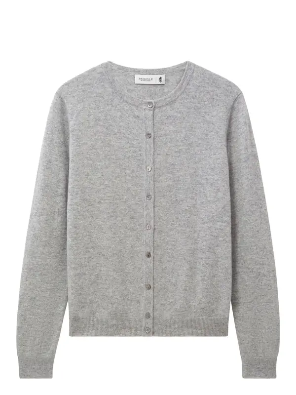 Pringle Of Scotland Round-neck Cashmere Cardigan - Grey