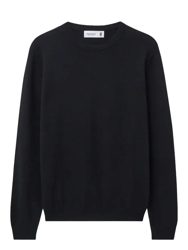 Pringle Of Scotland Round-neck Cashmere Jumper - Black