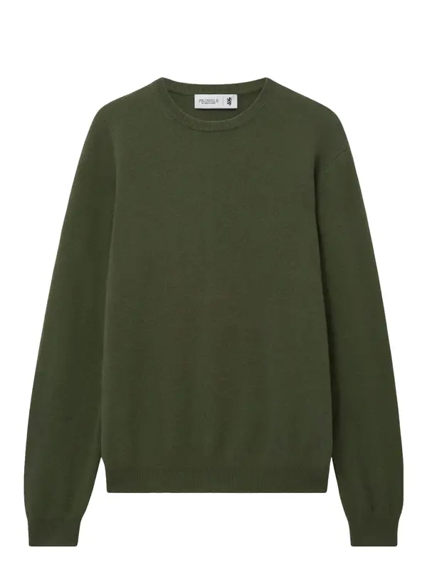 Pringle Of Scotland Round-neck Cashmere Jumper - Green