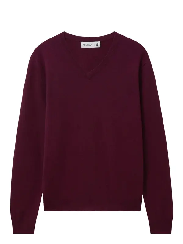 Pringle Of Scotland V-neck Cashmere Jumper - Red