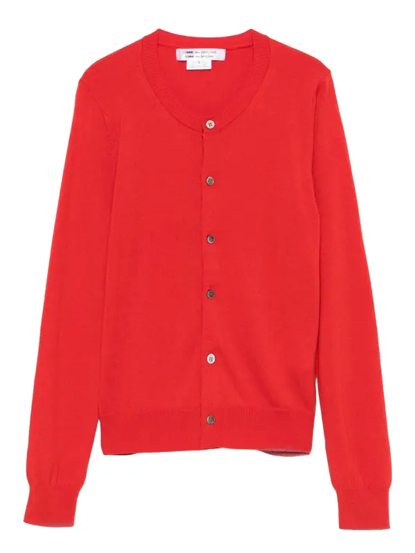 Comme Des Garçons Cashmere Cardigan - Red
