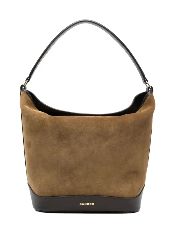 Sandro Tangoso Bucket Bag - Neutrals