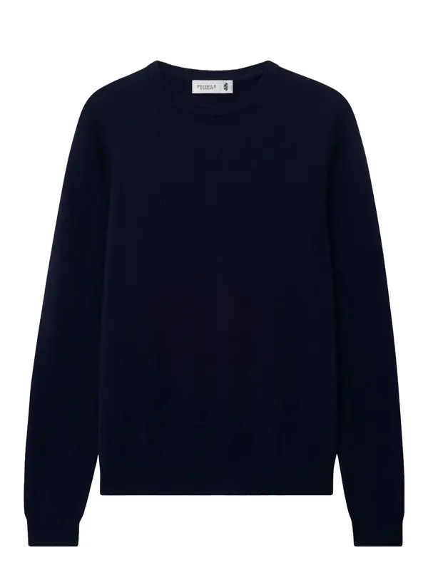 Pringle Of Scotland Round-neck Cashmere Jumper - Blue