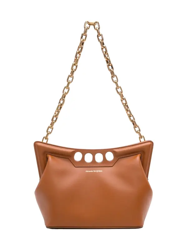Alexander McQueen The Peak Small Shoulder Bag - Brown