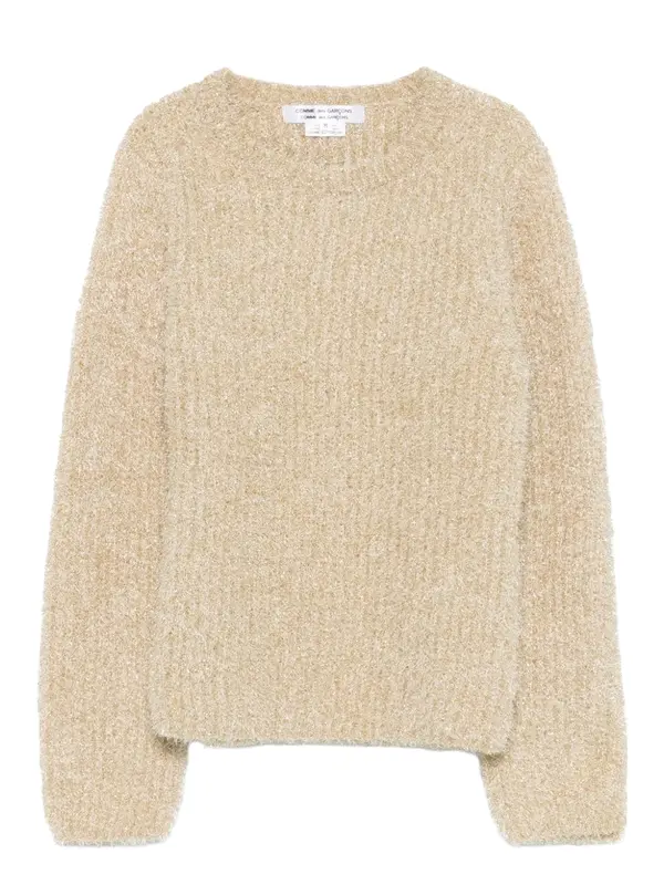Comme Des Garçons Lurex Sweater - Gold