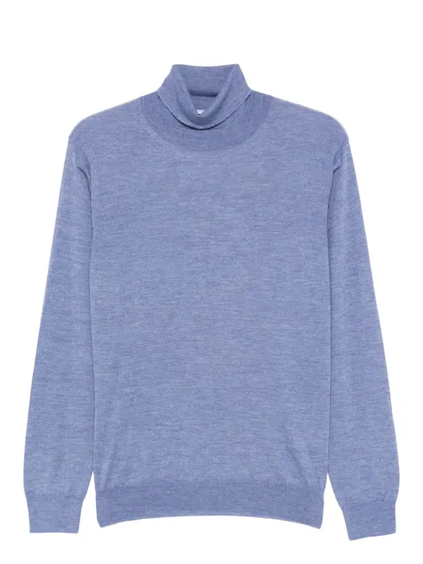 CRUCIANI Roll-neck Sweater - Blue